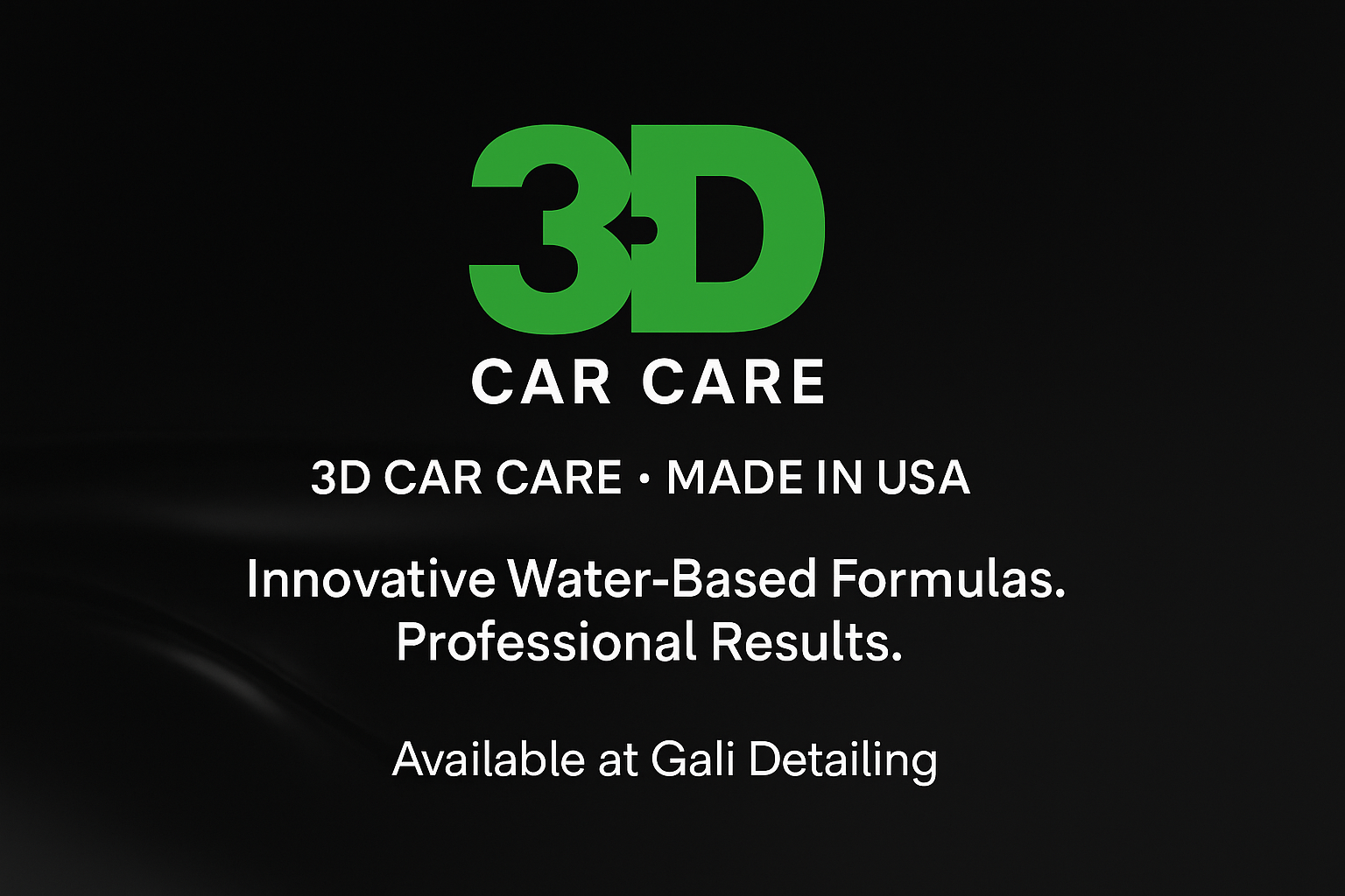 3D Car Care – GaliDetailing
